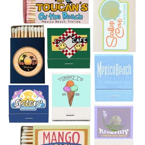Matchboxes of Mexico Beach & Port St. Joe Print | Digital Download ...