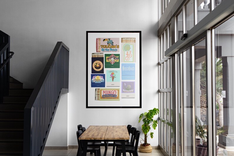 Matchboxes of Mexico Beach & Port St. Joe Print | Digital Download ...