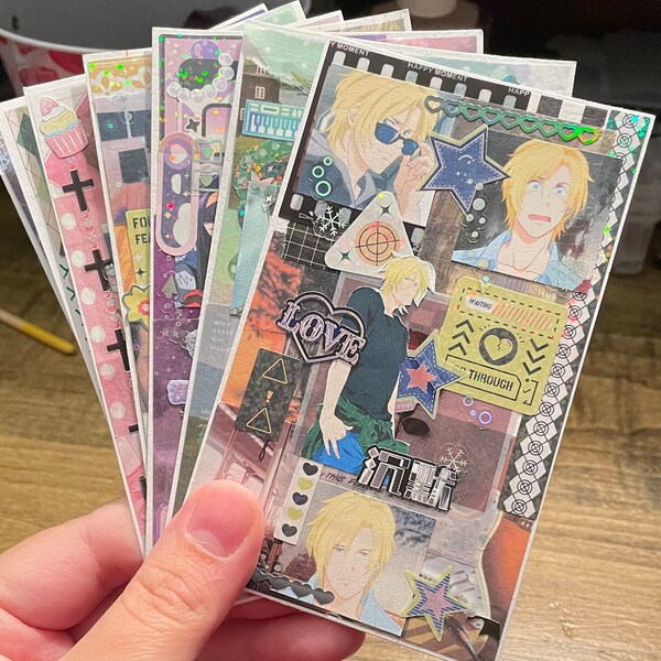 Anime Character Cards - Etsy