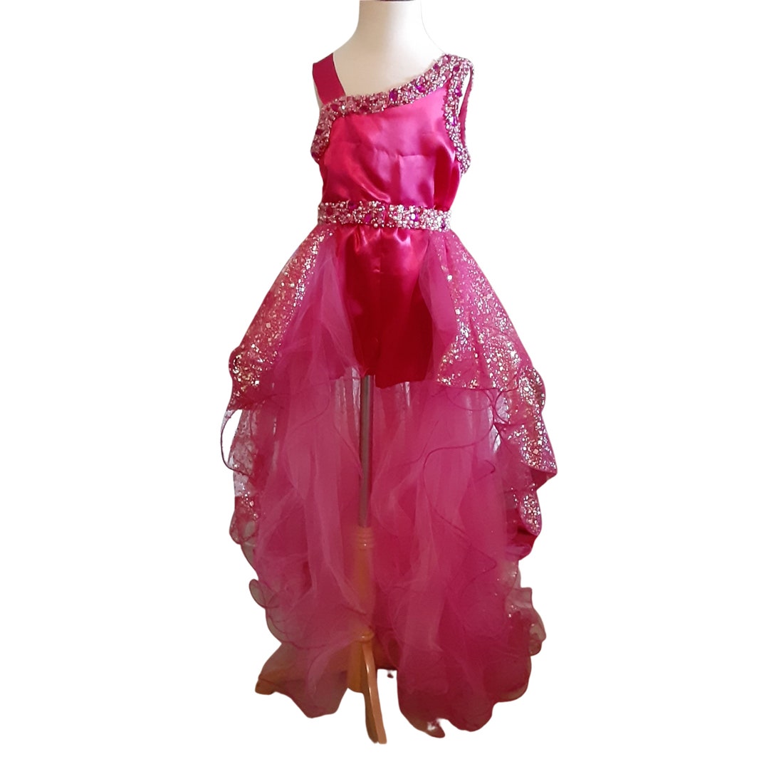 Girls Fun Fashion for Pageants, Size 6, Hot Pink Shorts Romper With ...