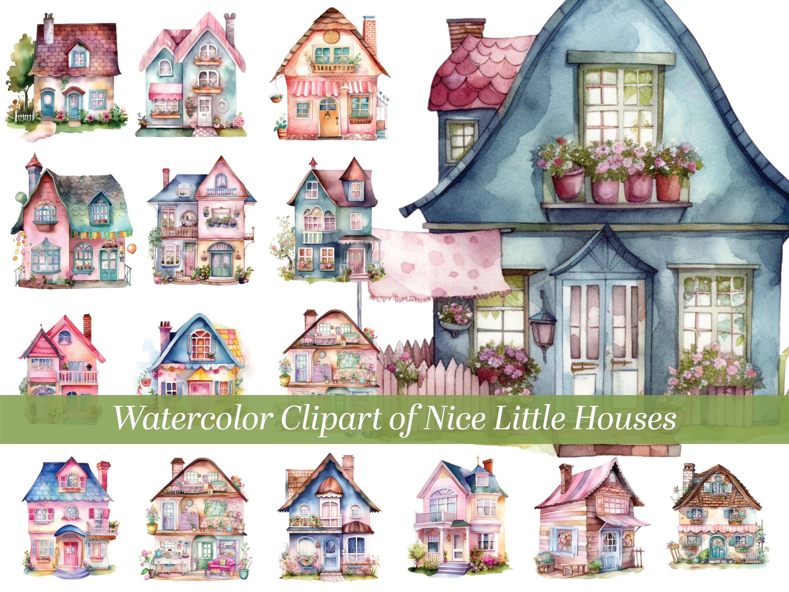 Cute Little House Clipart