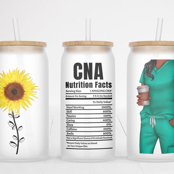 Cna Glass Can - Etsy