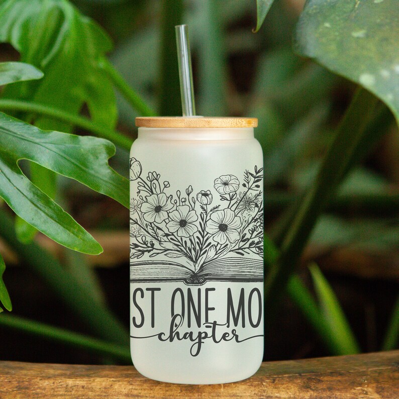 Coffee Cup for Readers Bookish Gift Bookworm Glass Can Holiday Book ...