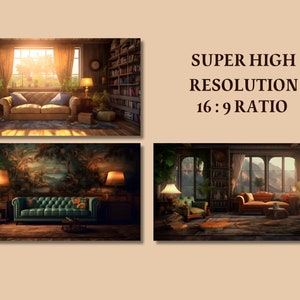 Cozy Living Room Virtual Backgrounds: 5 Super High-quality Options for ...