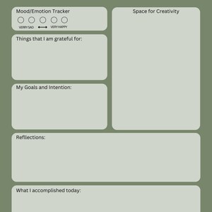 Digital Journal Template - Etsy