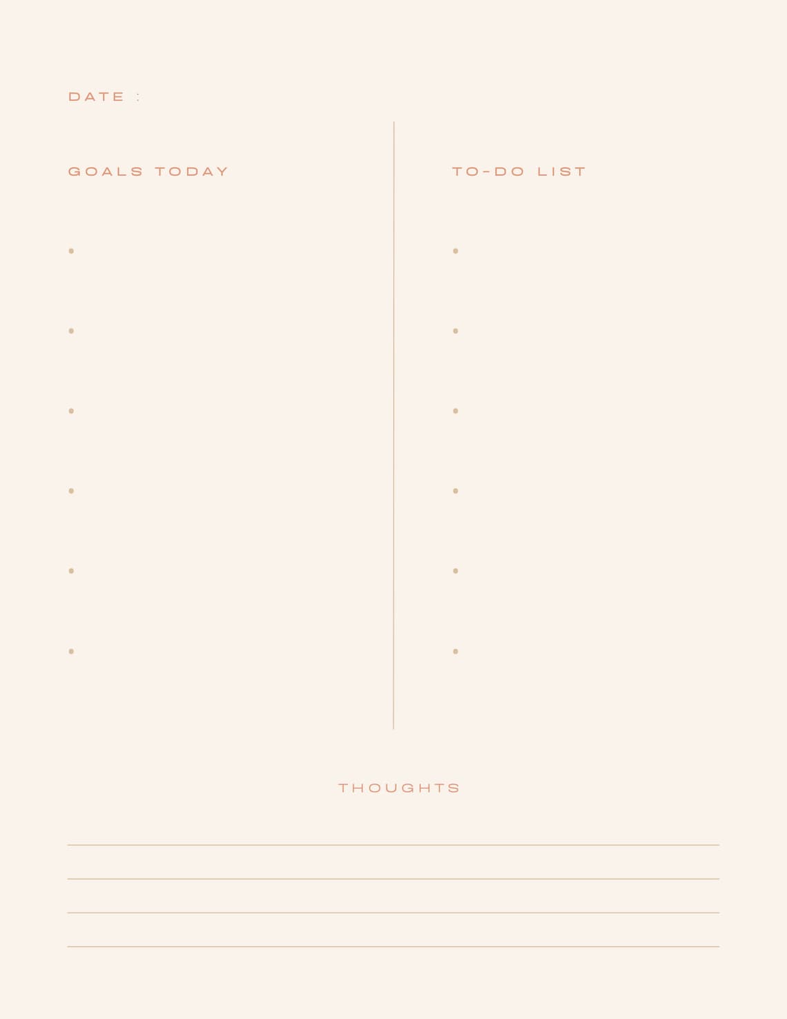 Digital Journal Template - Etsy