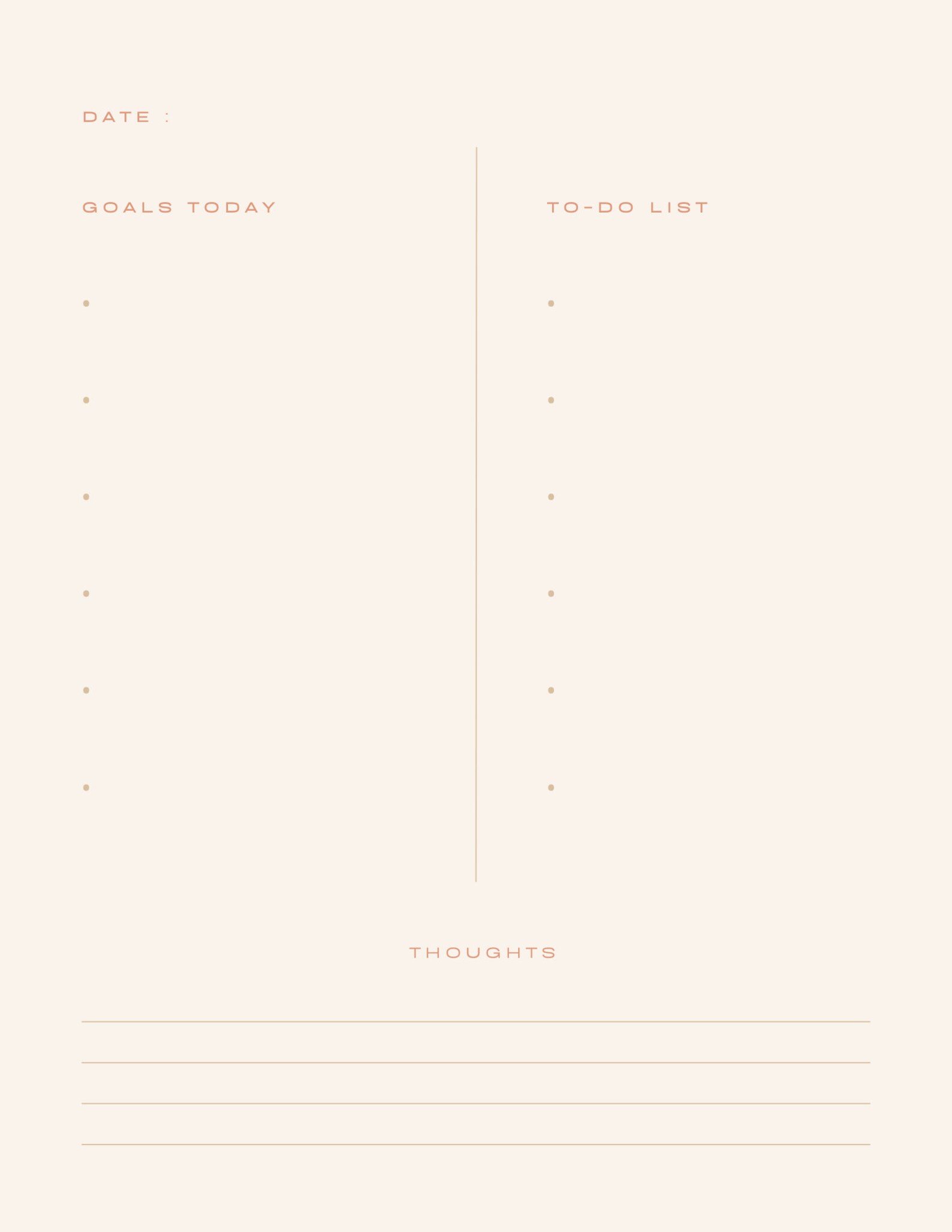 Digital Journal Template - Etsy