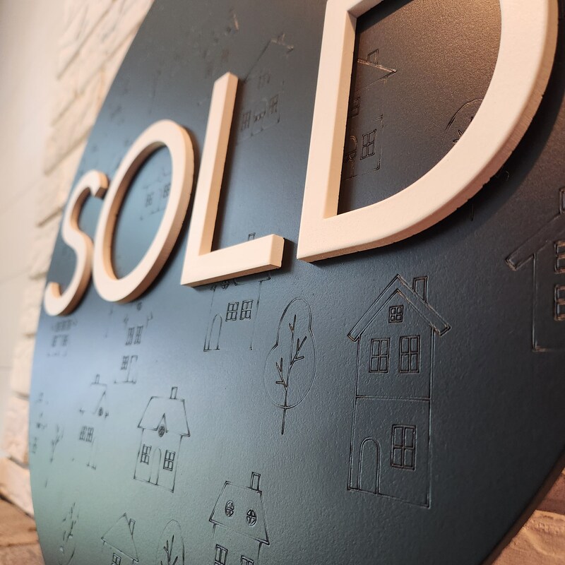 Realtor Sold Sign - Etsy