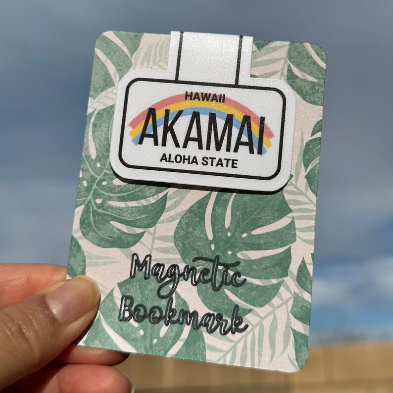 Nostalgic Hawaii Magnetic Bookmarks - Etsy