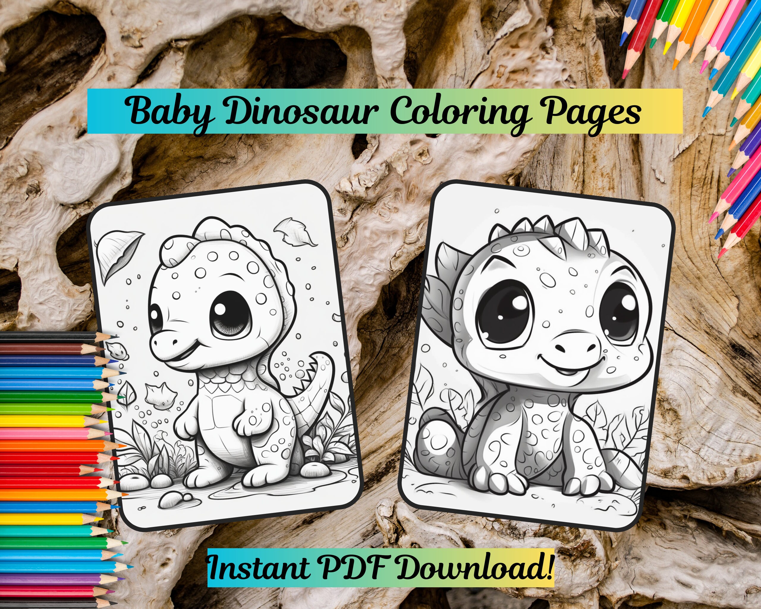 Dinosaur Mosaic Coloring Pages To Print