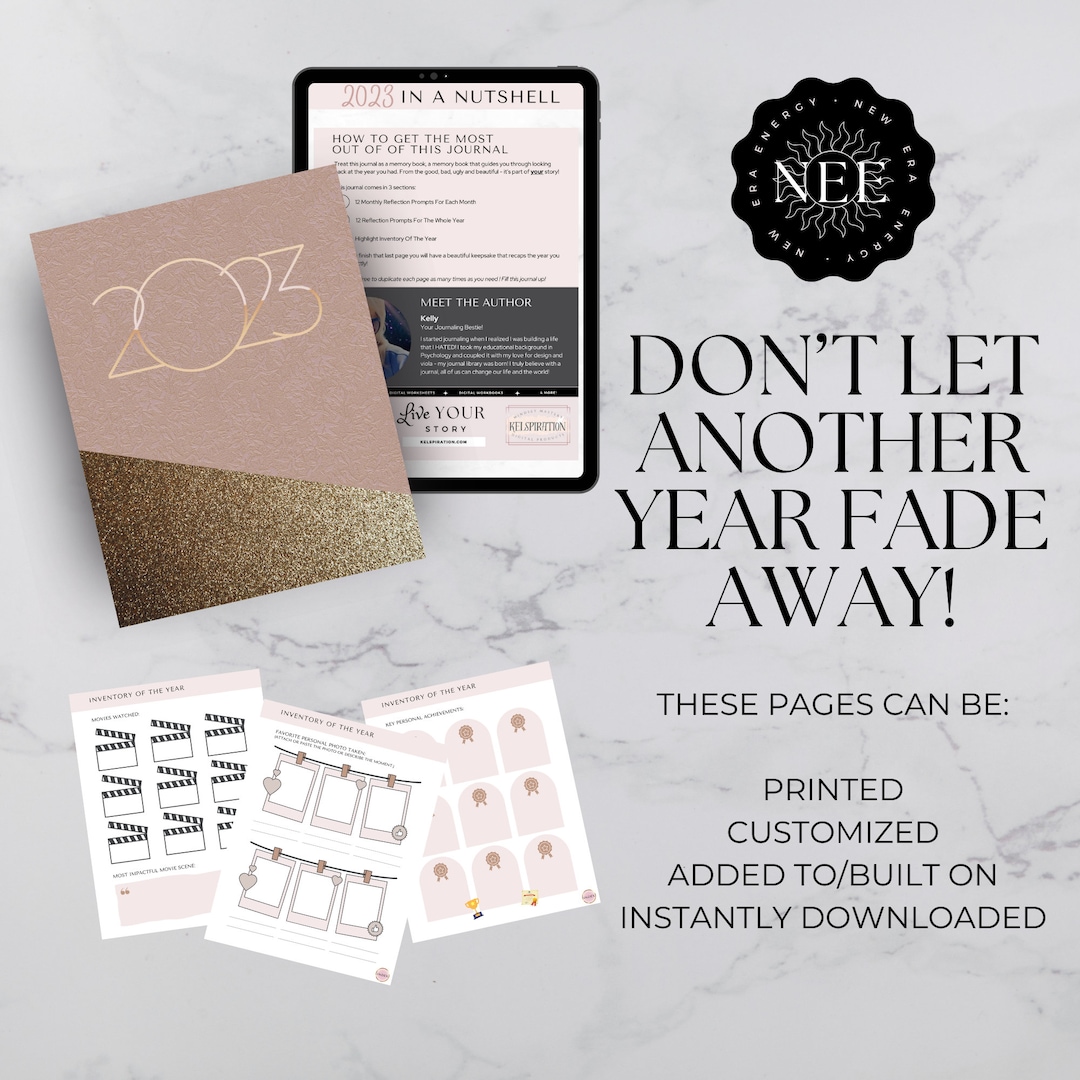 2023 Recap Journal Your Own Personal Yearbook End of Year - Etsy