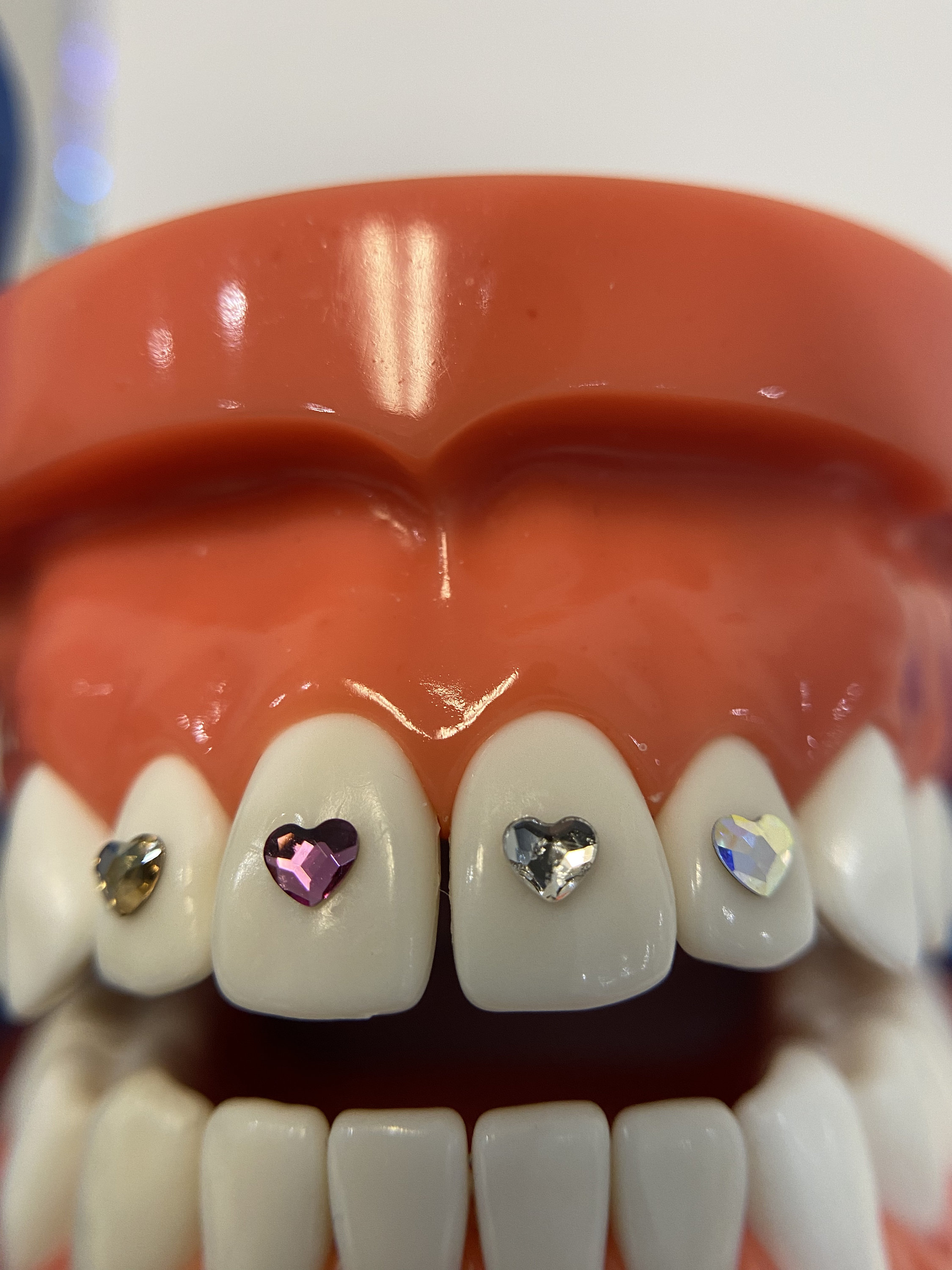 Heart Tooth Gem Crystal Design, Tooth Gem Kits, Tooth Jewelry - Etsy