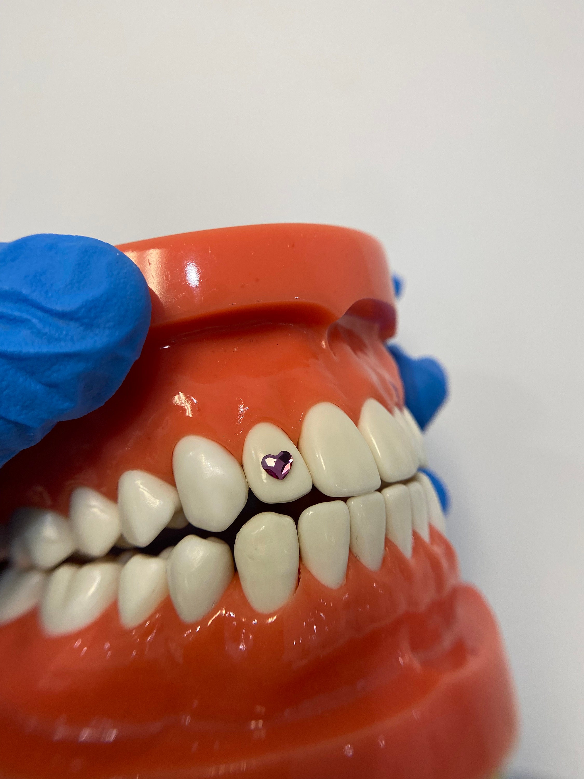 Heart Tooth Gem Crystal Design, Tooth Gem Kits, Tooth Jewelry - Etsy