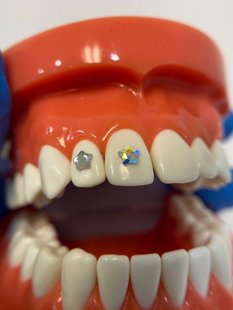 Star Tooth Gem Crystal Design, Tooth Gem Kits, Tooth Jewelry - Etsy