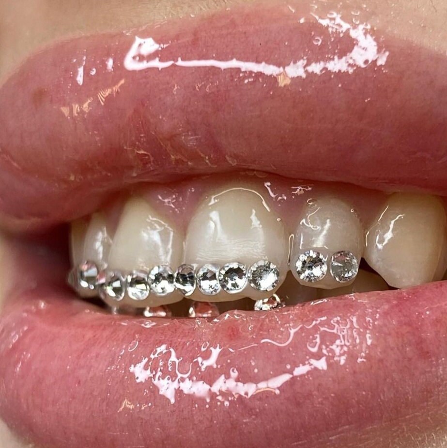 Clear Diamond Tooth Gem Crystals Set, Tooth Gem Pack Tooth Gem Kits ...