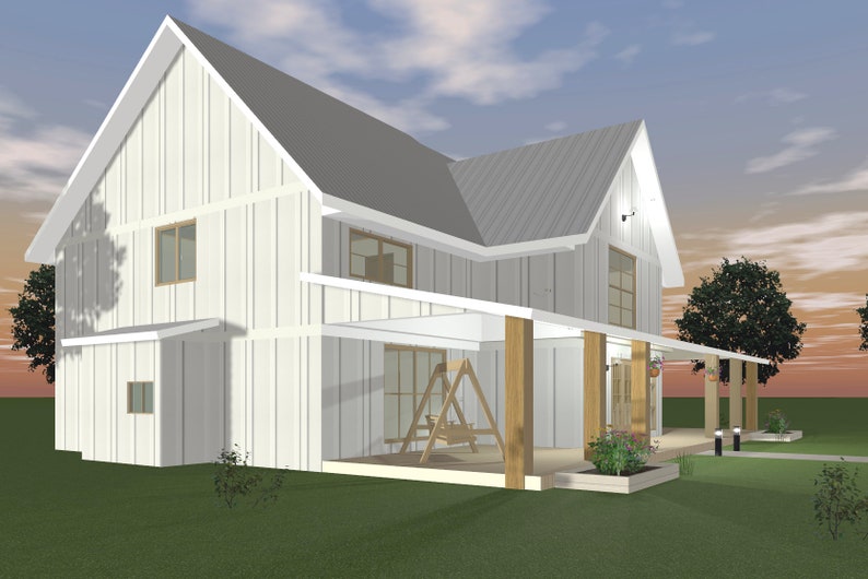 Large Modern Farmhouse, 5 Bedroom, 3 Bathroom With Laundry and Office ...