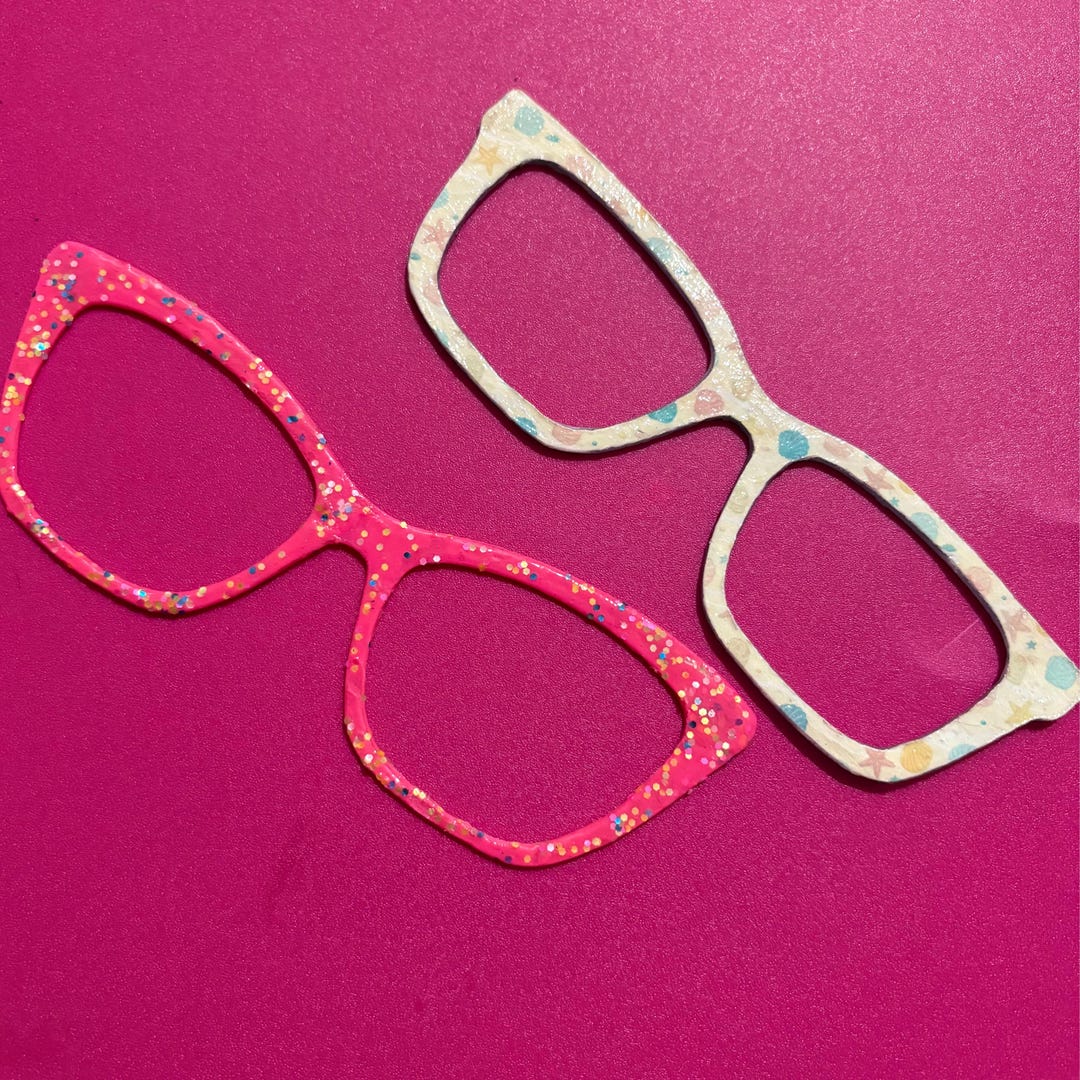 Custom Eyewear Magnetic Topper | Glitter or Beach Design Will Make for ...