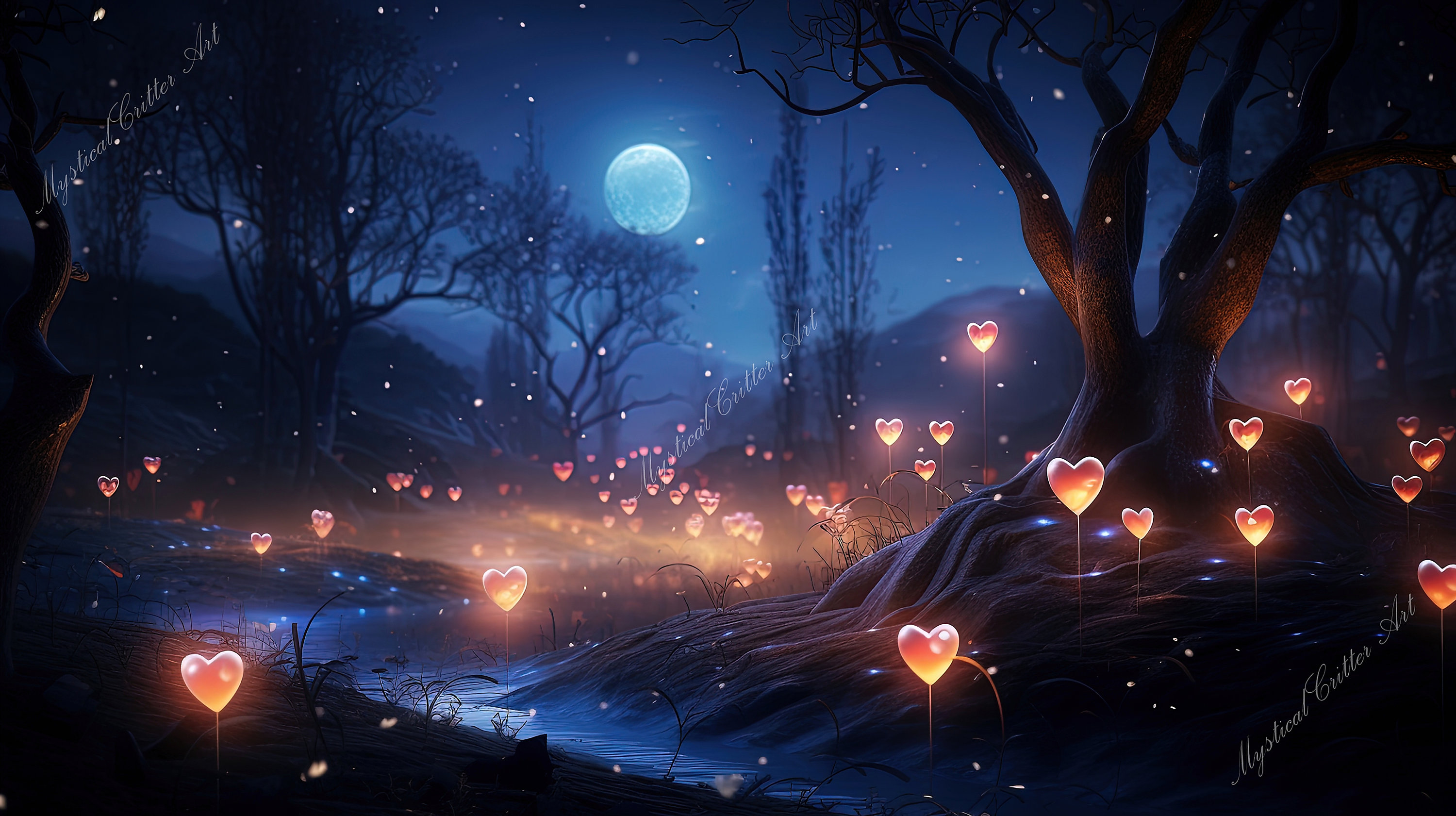 Valentine's Day Heart Desktop Wallpapers, Fantasy Heart Computer ...