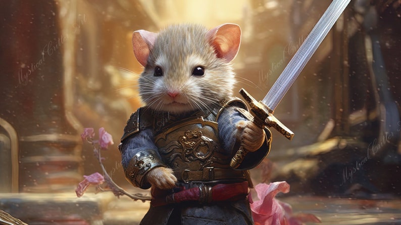 Medieval Fantasy Rodents Desktop Wallpaper - Etsy