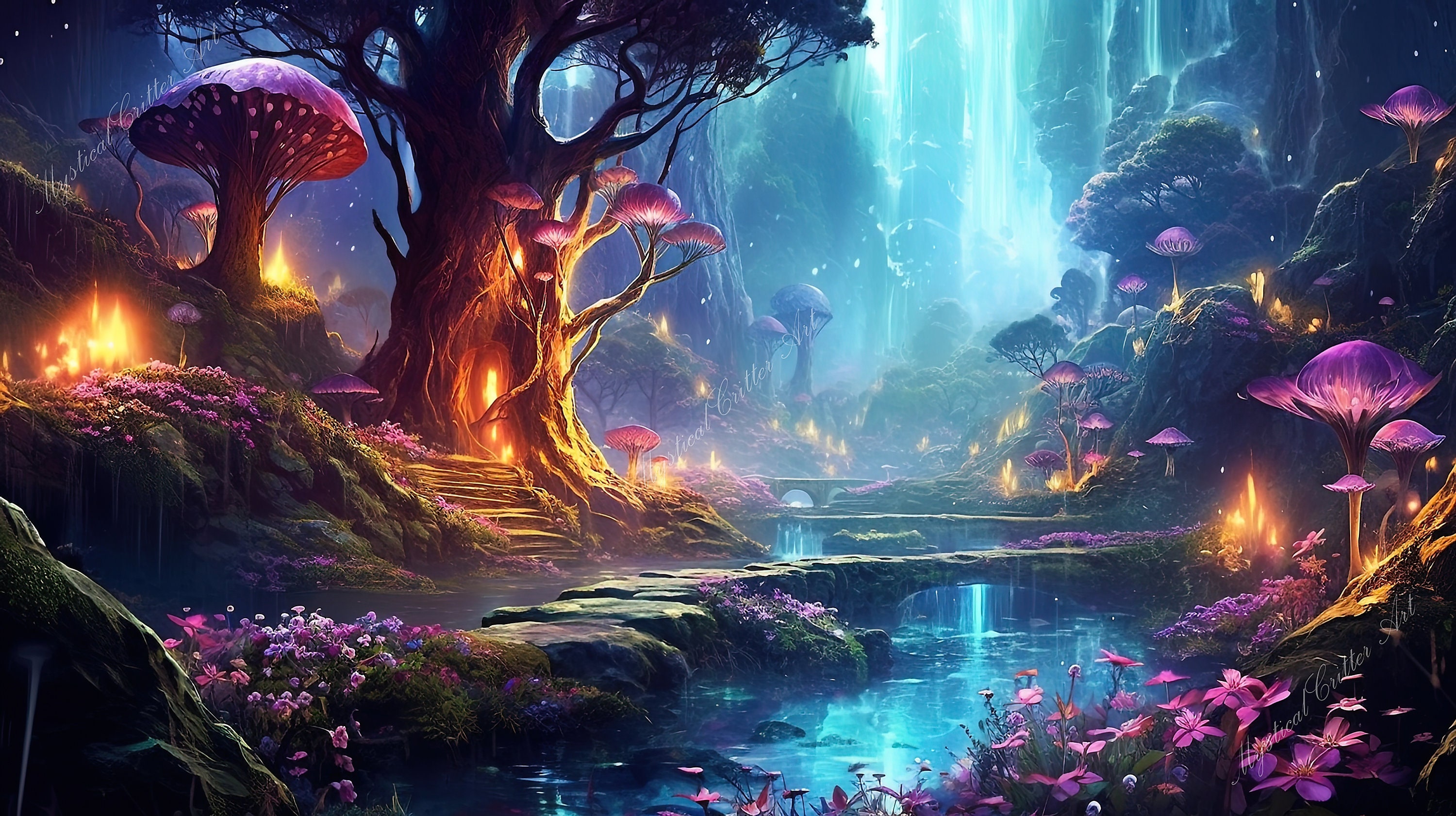 Magical Backgrounds Vol. 2 Downloadable Fantasy Desktop - Etsy