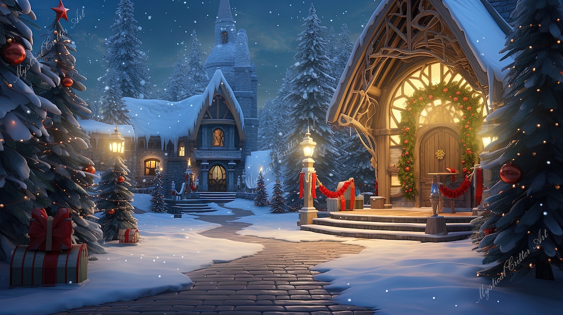 Festive Christmas Desktop Wallpapers Gorgeous Holiday Graphics for Your ...