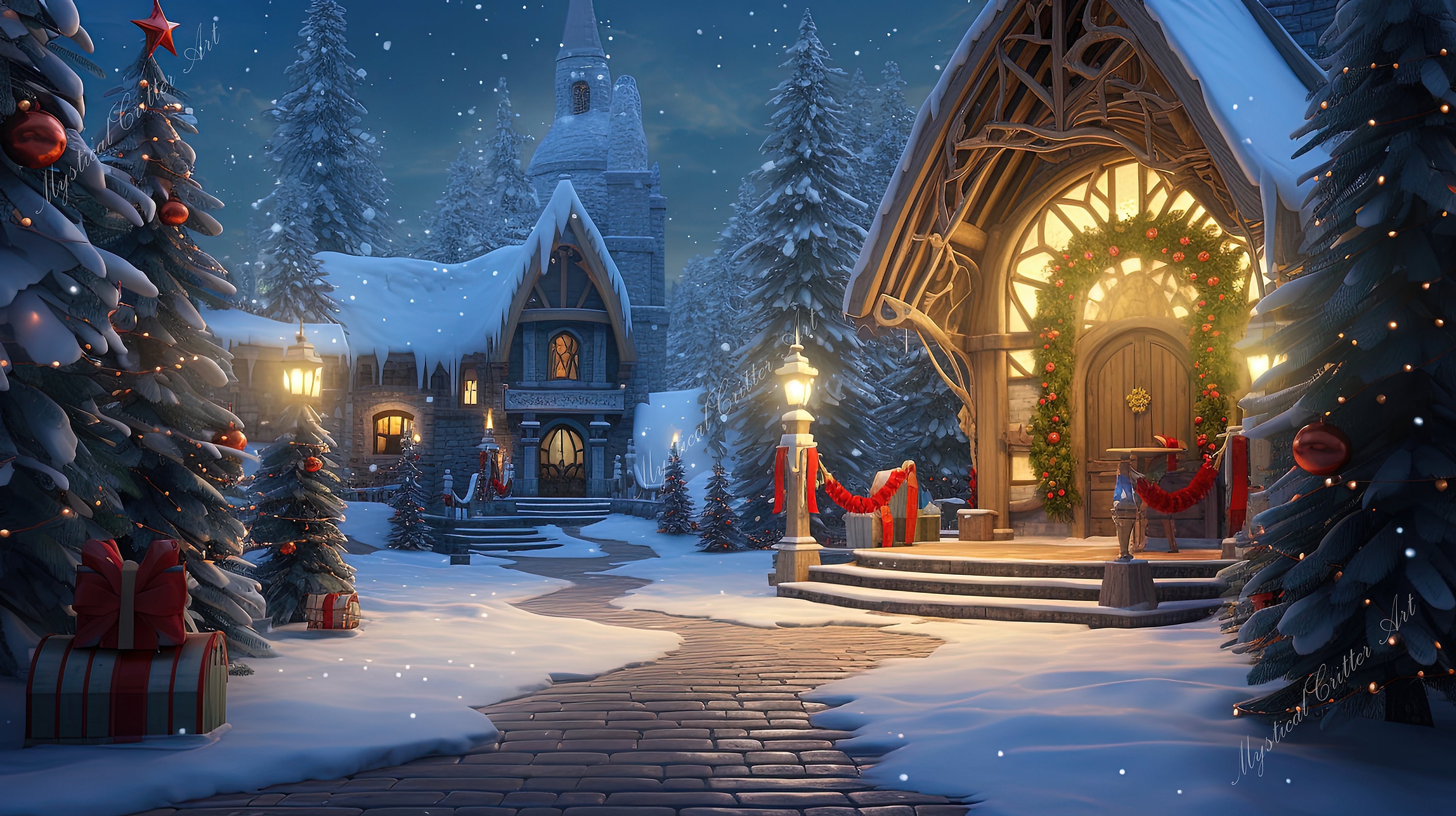 Festive Christmas Desktop Wallpapers Gorgeous Holiday Graphics for Your ...