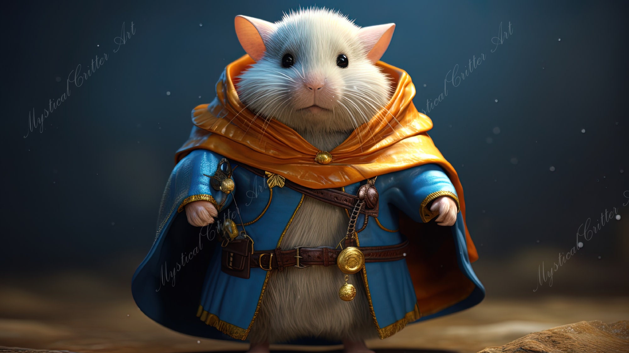 Medieval Fantasy Hamster II Digital Images Desktop Background - Etsy