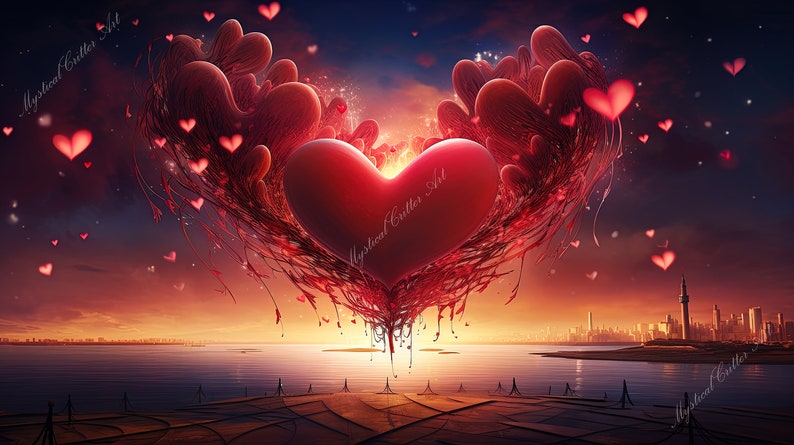 Fantasy Heart Desktop Wallpapers, Fantasy Heart Computer Backgrounds ...