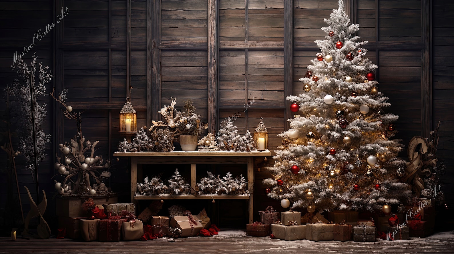 Christmas Tree Desktop Wallpapers, Festive Computer Backgrounds for ...