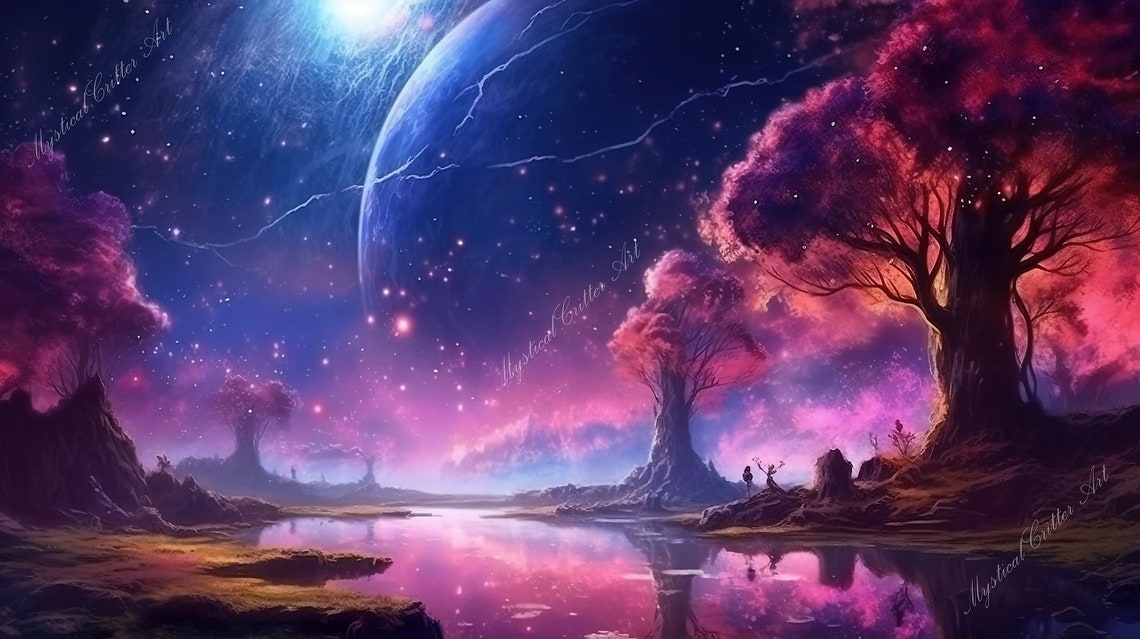 Magical Backgrounds Vol. 2, Downloadable Fantasy Desktop Wallpaper - Etsy