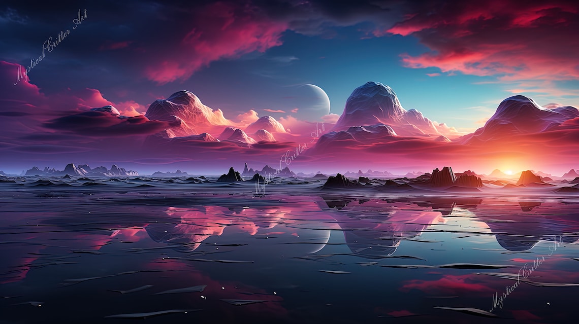 Magical Backgrounds Vol. 10 Landscape Computer Wallpaper - Etsy
