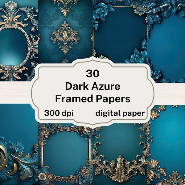 Ornate Digital Frame - Etsy