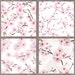 Pink Cherry Blossom Digital Paper, Seamless Cherry Blossom Pattern ...
