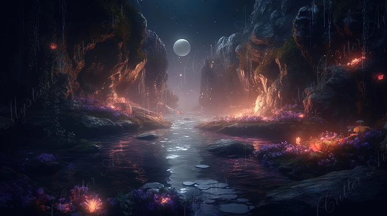 5 Realistic Fantasy - Computer Wall Paper, Digital Wallpaper, Desktop ...