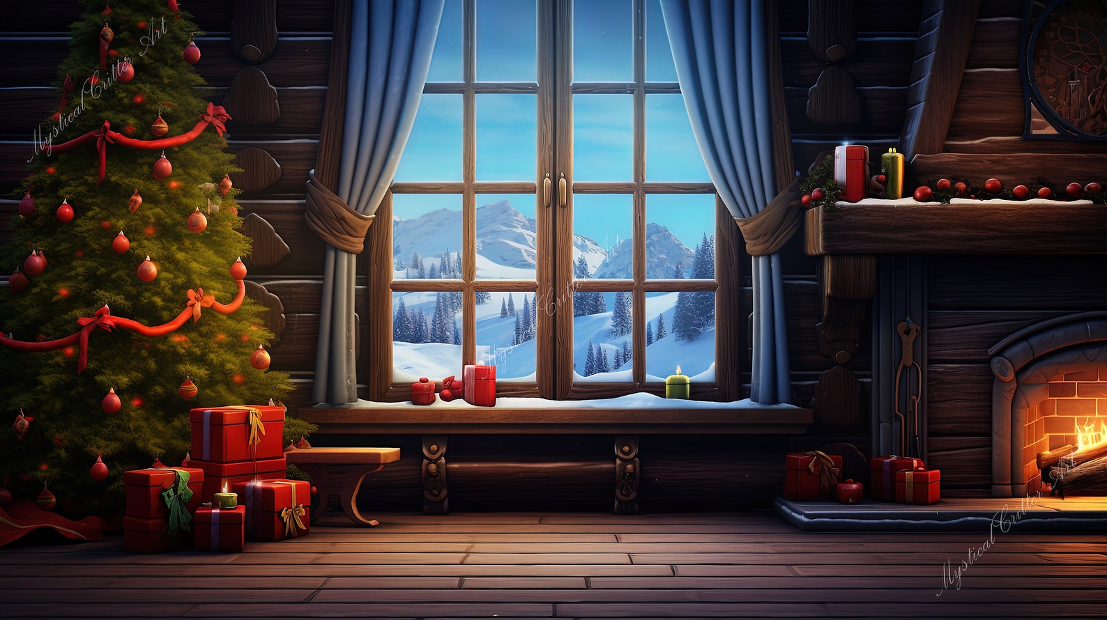 Festive Christmas Desktop Wallpapers Gorgeous Holiday Graphics for Your ...