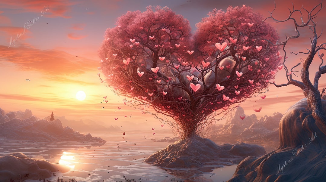 Fantasy Heart Desktop Wallpapers, Fantasy Heart Computer Backgrounds ...