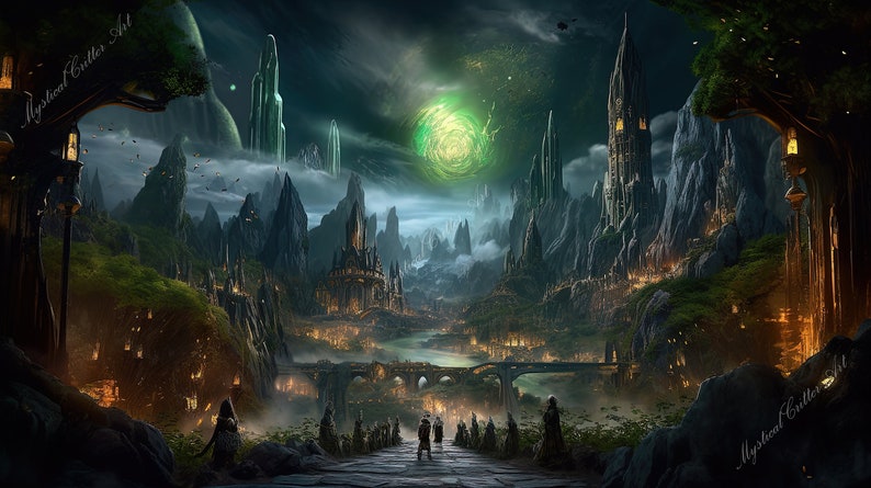5 World of Warcraft Inspired Digital Desktop Backgrounds, Fantasy ...