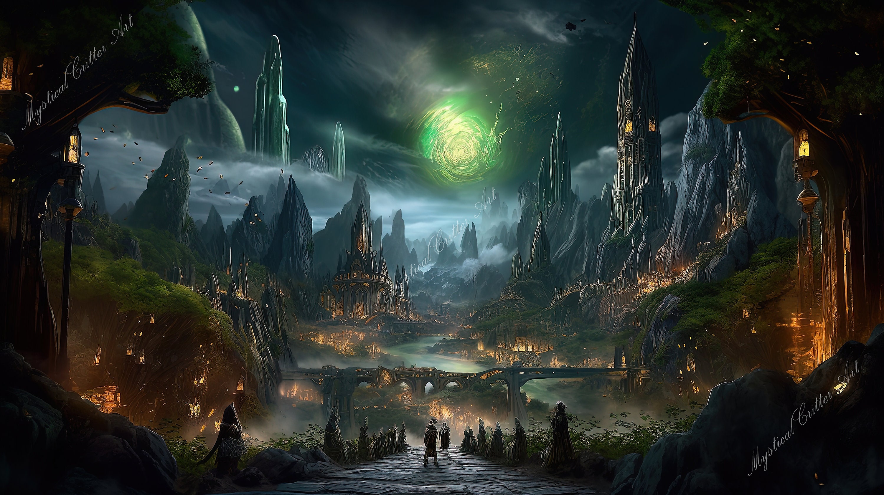 5 World of Warcraft Inspired Digital Desktop Backgrounds, Fantasy ...
