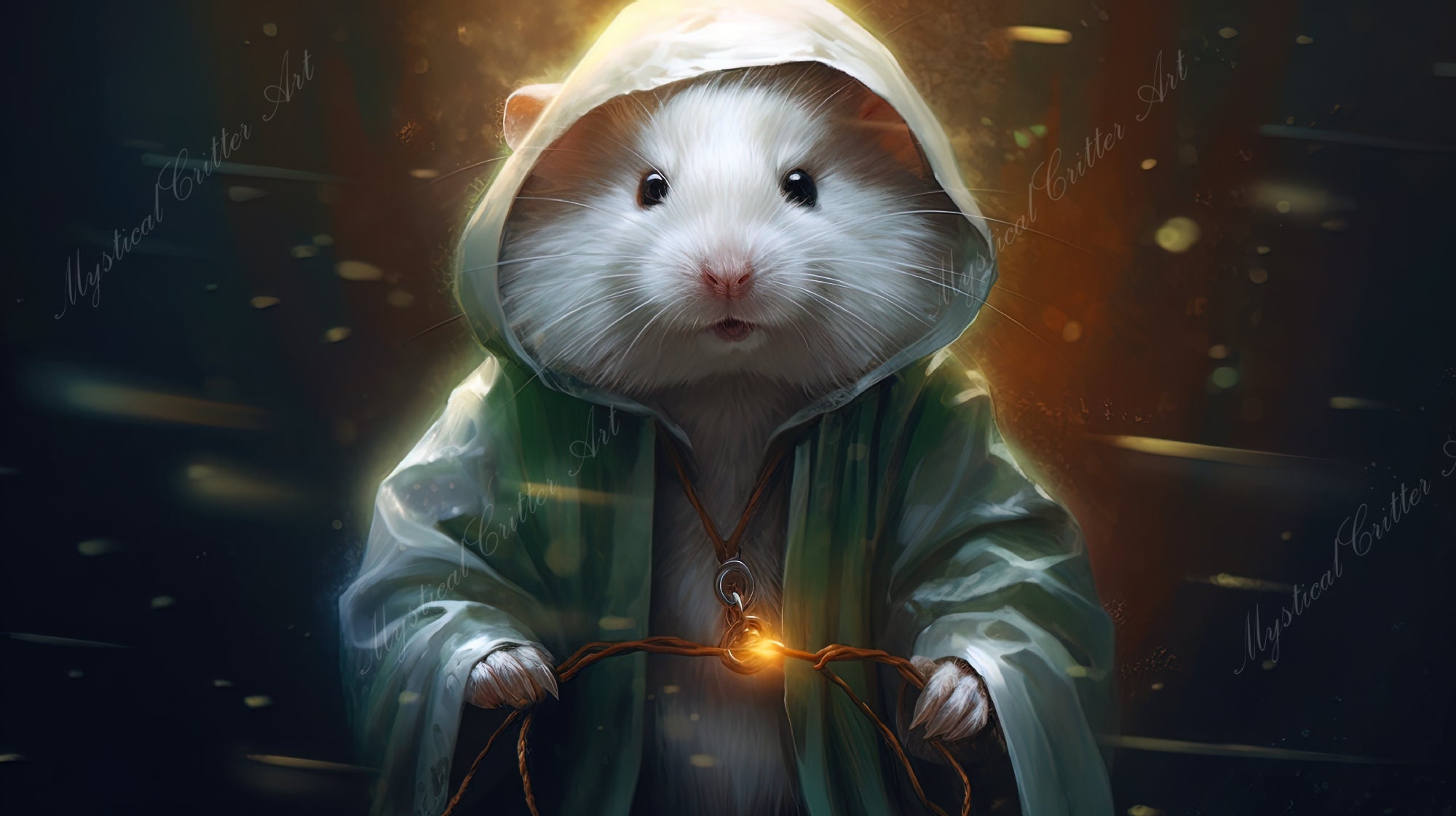 Medieval Fantasy Hamster II Digital Images Desktop Background - Etsy