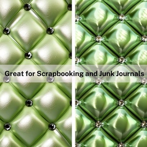 Diamond Tufted Digital Paper, Luxury Quilted Backgrounds Princess ...