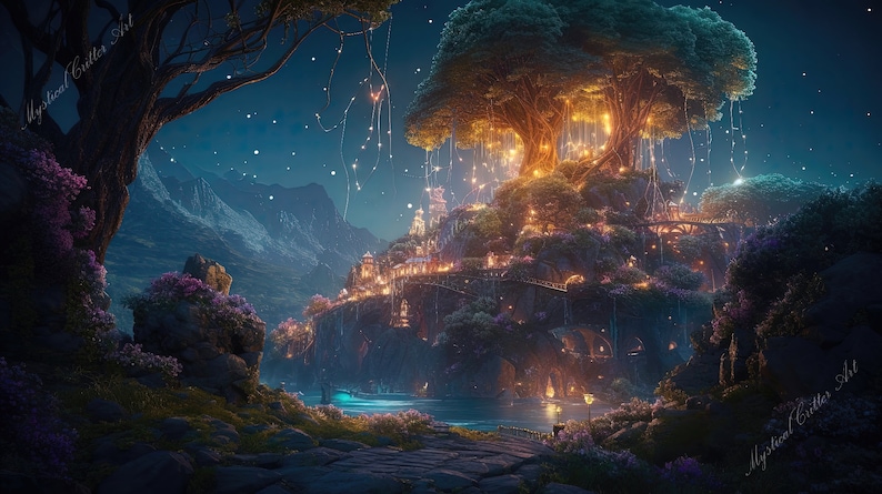 5 Realistic Fantasy Computer Wallpaper Digital Wallpaper - Etsy