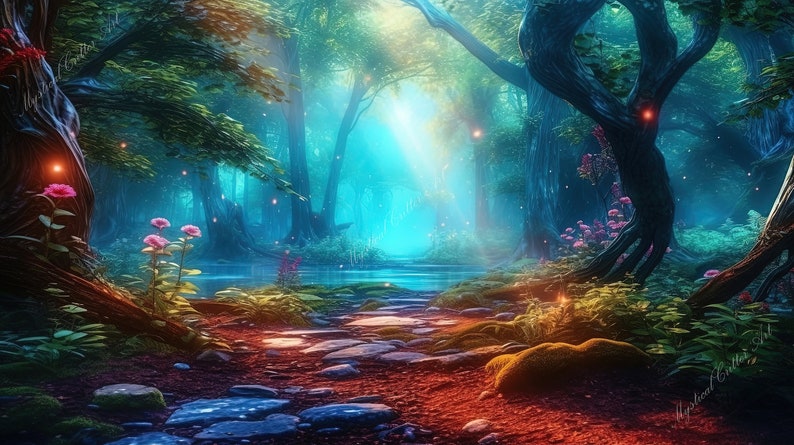 Magical Backgrounds Vol. 2, Downloadable Fantasy Desktop Wallpaper - Etsy
