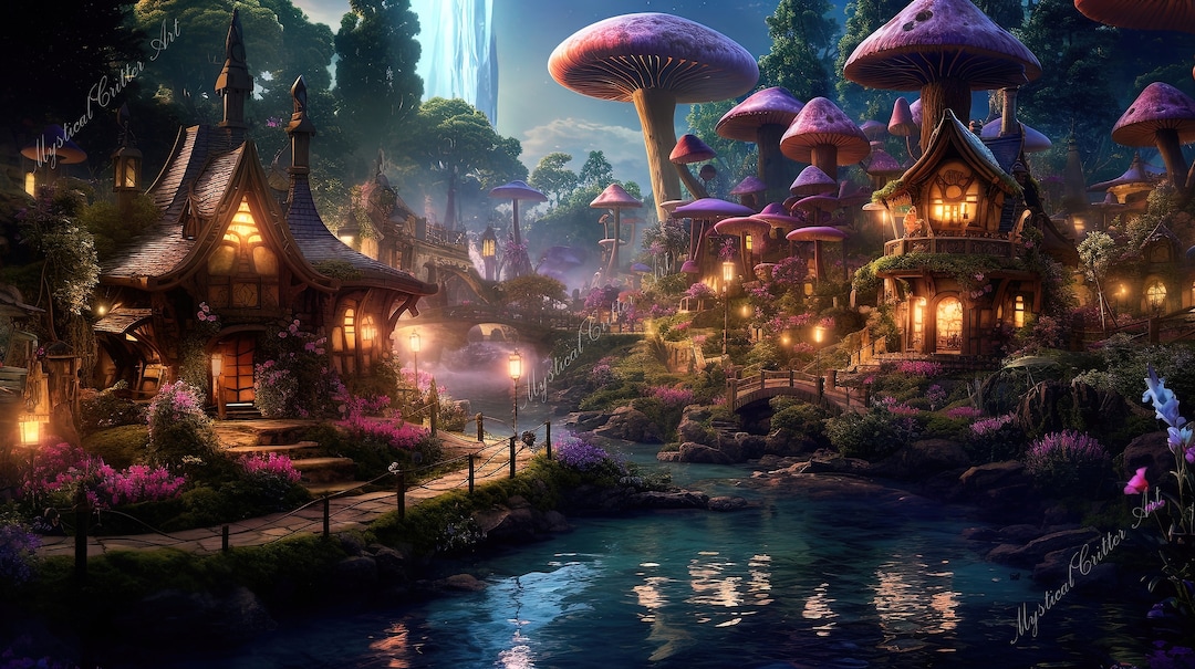 5 Fairy Home Desktop Backgrounds Computer Wallpaper Desktop - Etsy