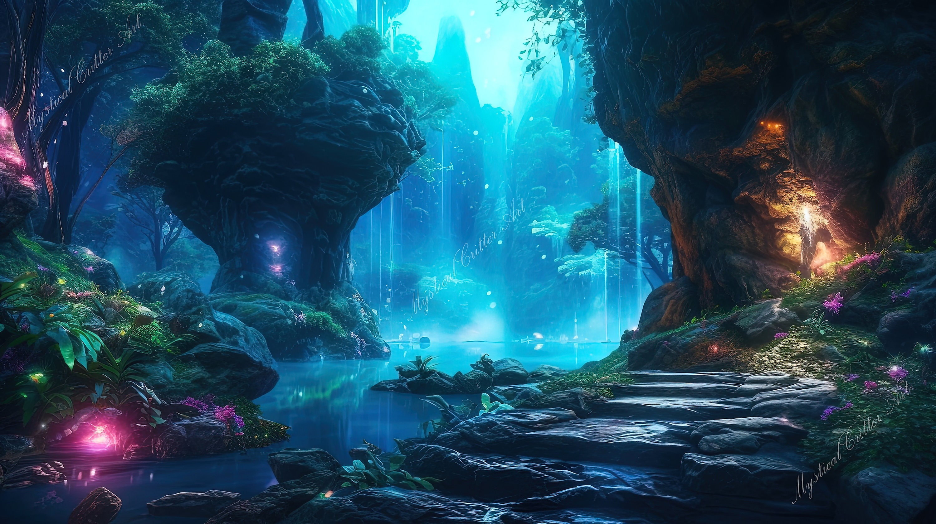 Magical Backgrounds Computer Wallpaper Digital Wallpaper - Etsy