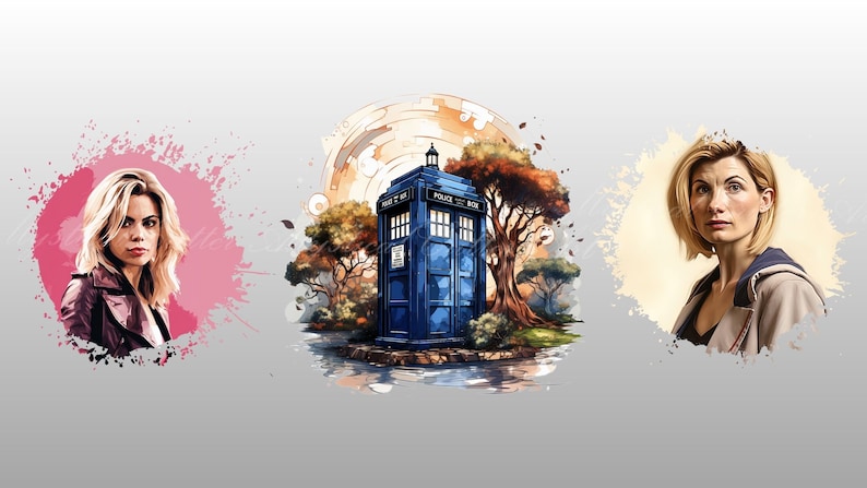 Doctor Who Clip Art 20 Transparent Png Images of Characters - Etsy ...