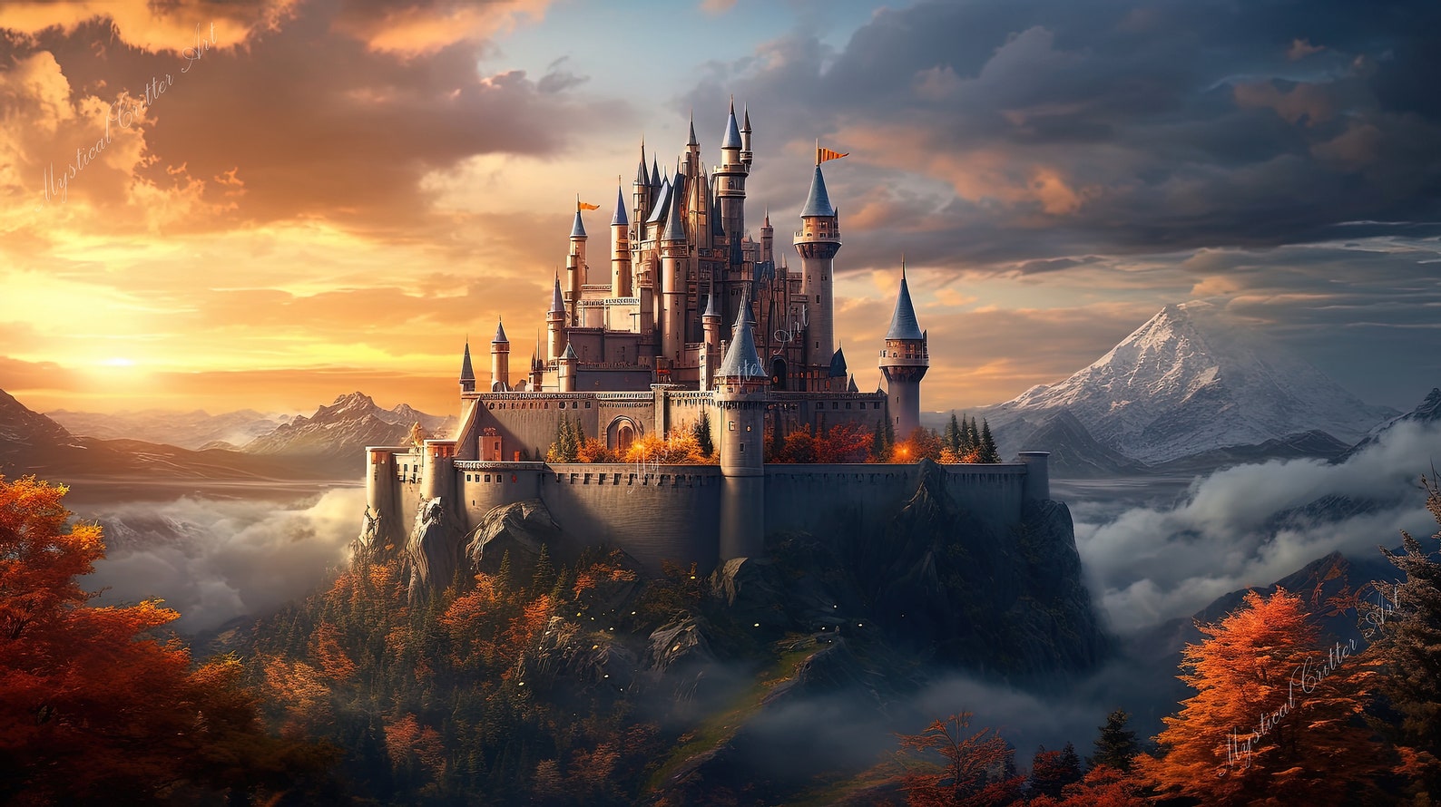 5 Castle Desktop Backgrounds Computer Wallpaper Desktop - Etsy