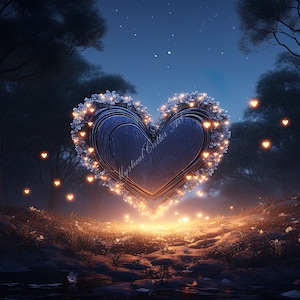 Loving Heart Desktop Wallpapers, Fantasy Heart Computer Backgrounds for ...
