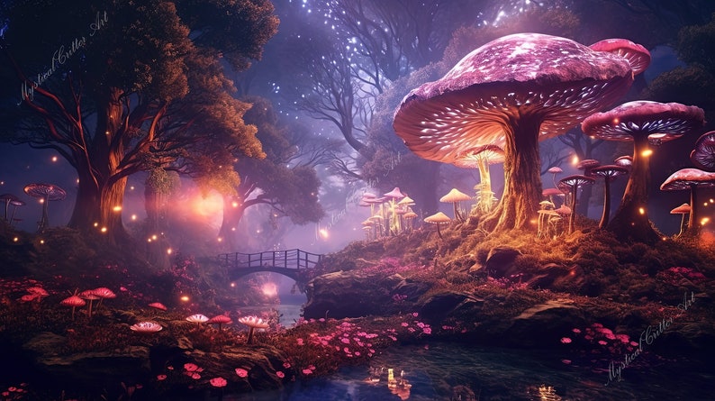 5 Magical Backgrounds, Computer Wallpaper, Digital Wallpaper, Desktop ...