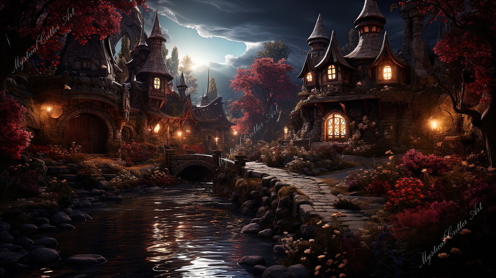 Fairytale Backgrounds Vol. 2 - Landscape Computer Wallpaper, Landscape ...