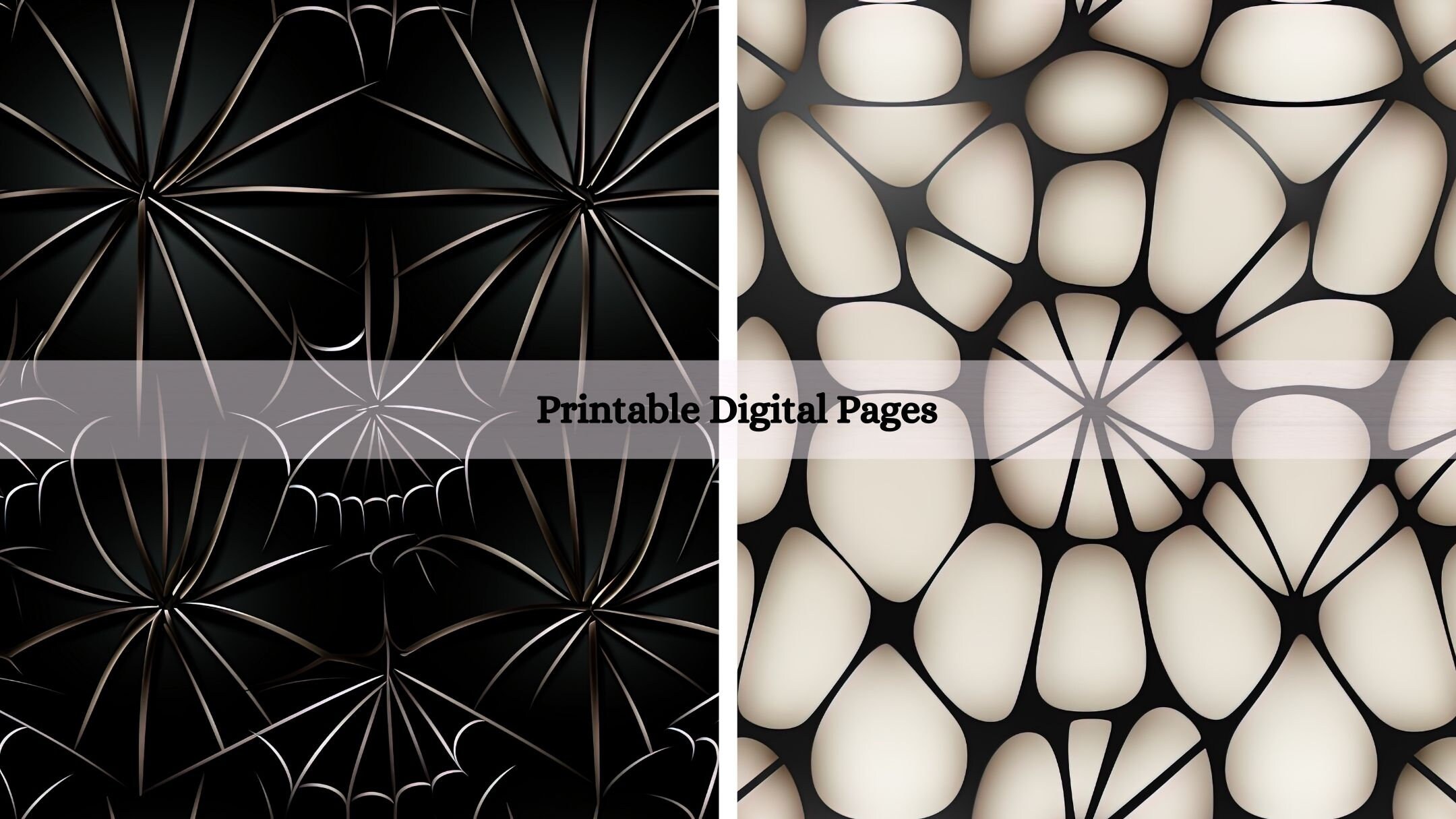 Spider Web Digital Paper Seamless Spider Web Pattern - Etsy